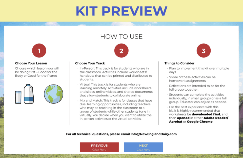 New England Dairy Innovation Kit - New England Dairy