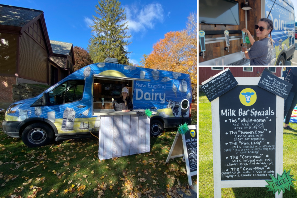 Mobile Dairy Bar on the Farm - New England Dairy